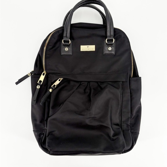 Allancia | Bags | Allancia Black Dome Backpack With Leather Handles And ...